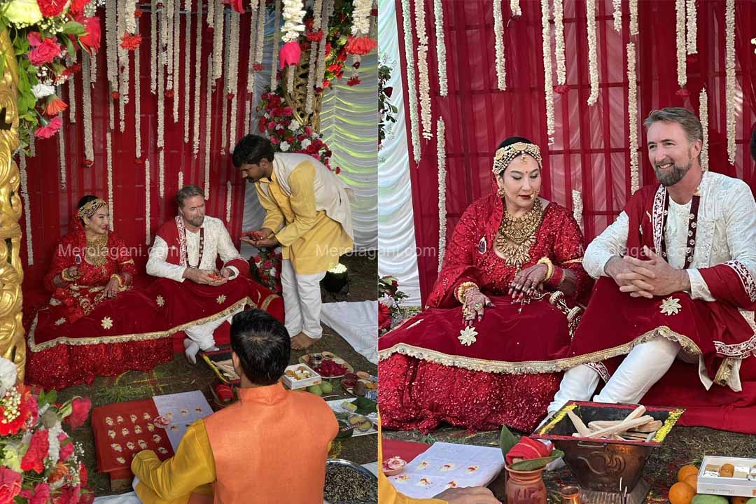 merolagani - पूर्व बैंकर रविना देशराज श्रेष्ठले गरिन् विवाह ...