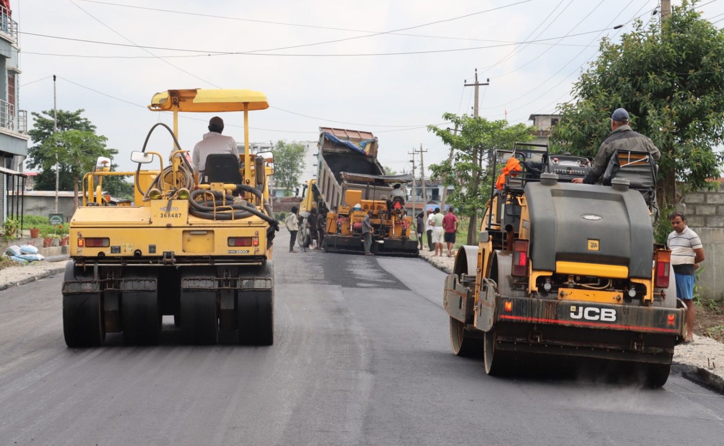 Road Construction Progress in Birtamod | News Detail | ShareHub