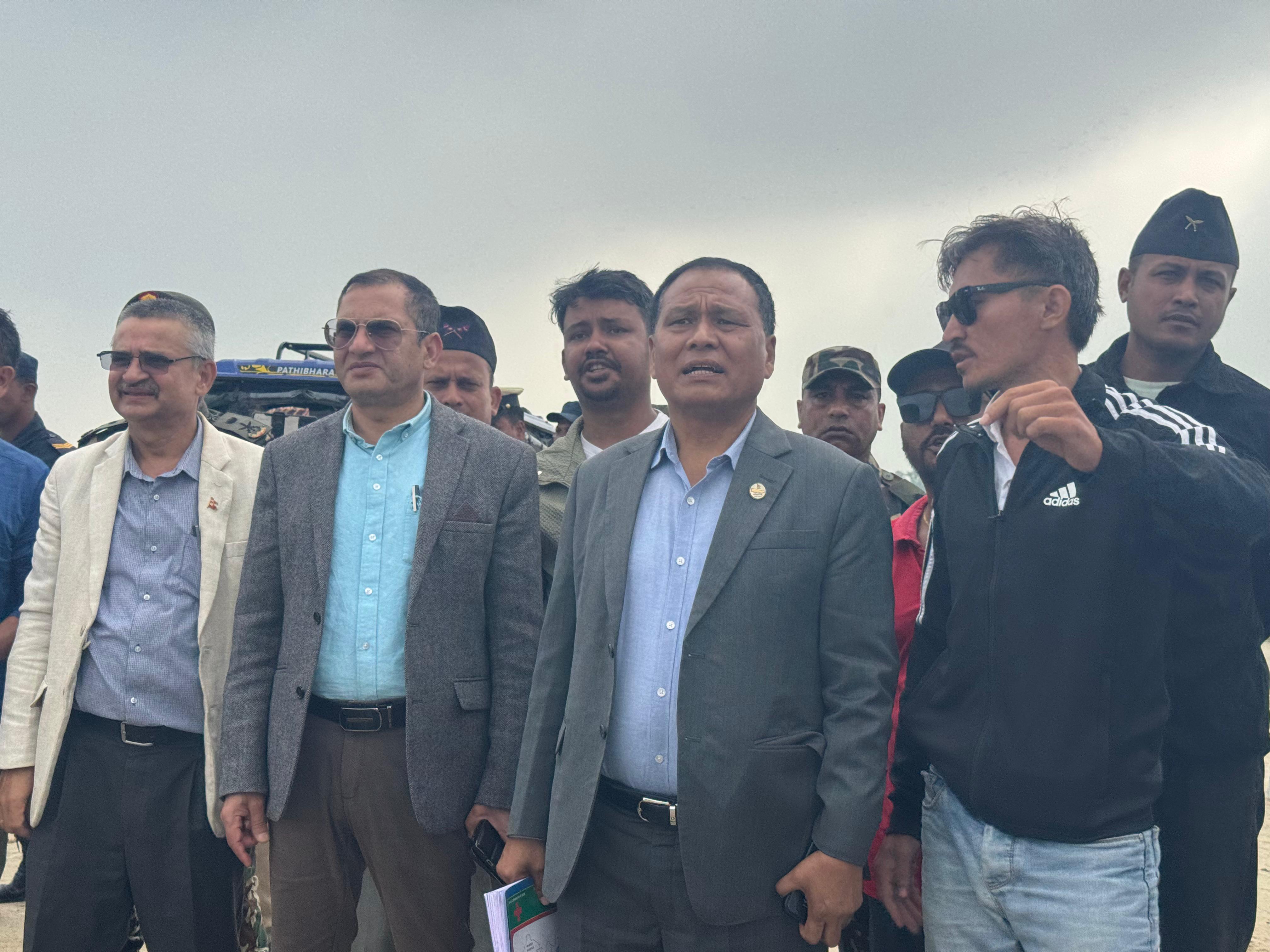 Kankai Bridge Inspection and Future Plans by Minister Ghising | News ...